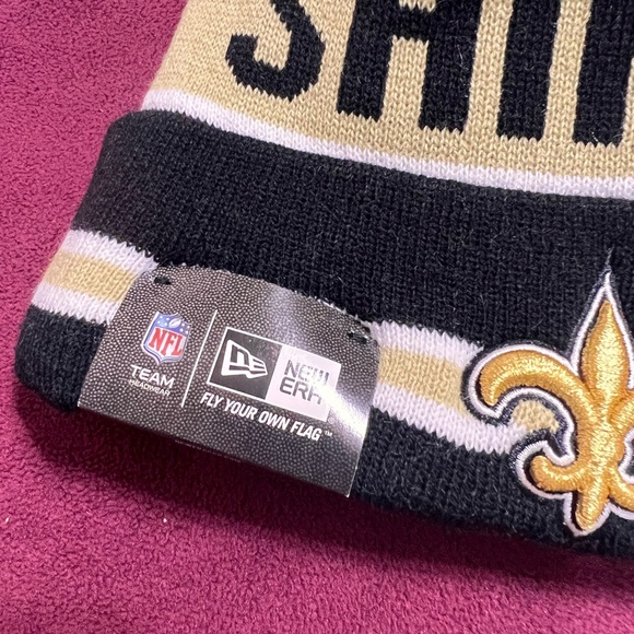 New Era | Accessories | New Orleans Saints New Era Knit Pom Hat Beanie ...